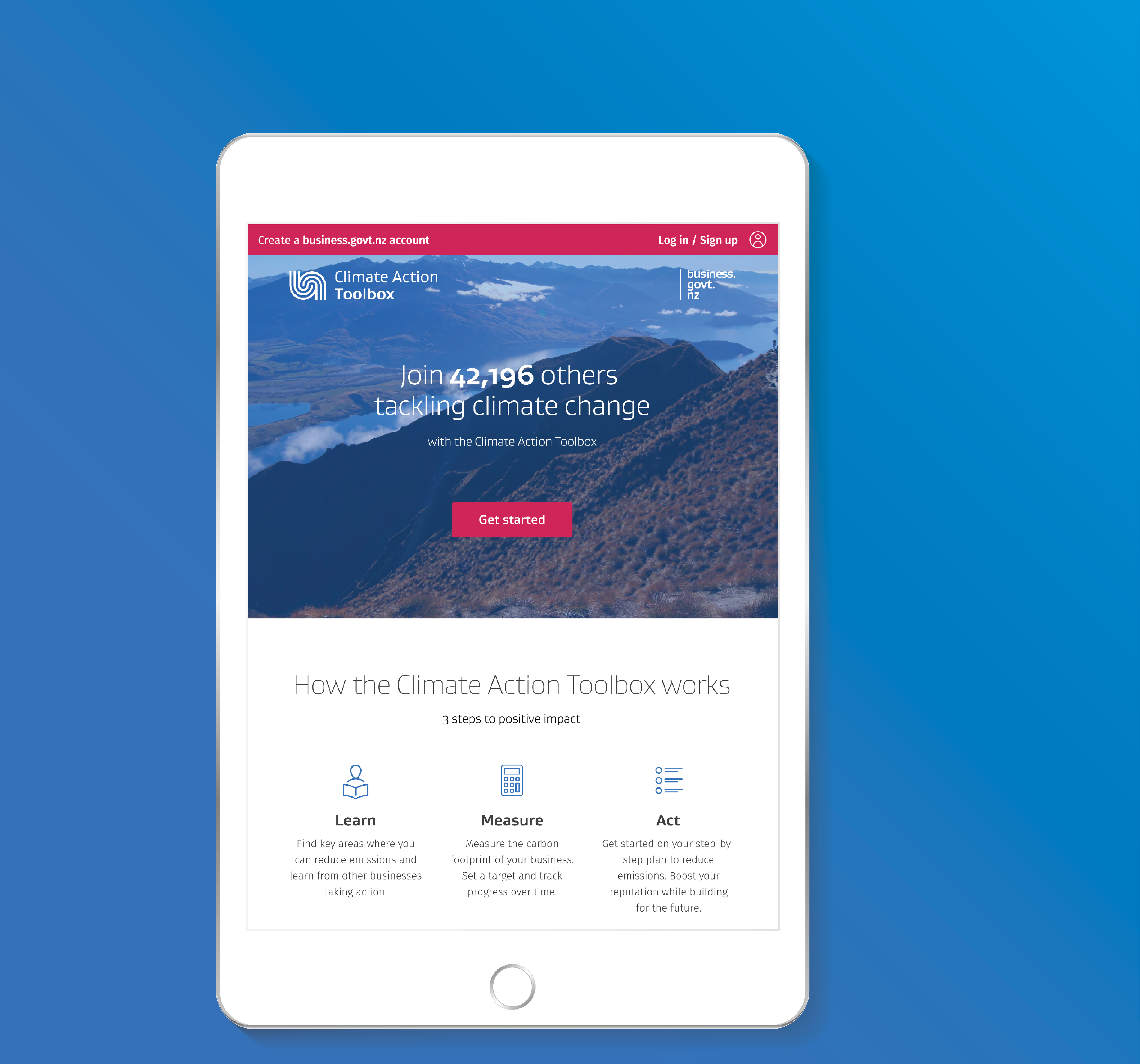 Create a climate action plan - SBN