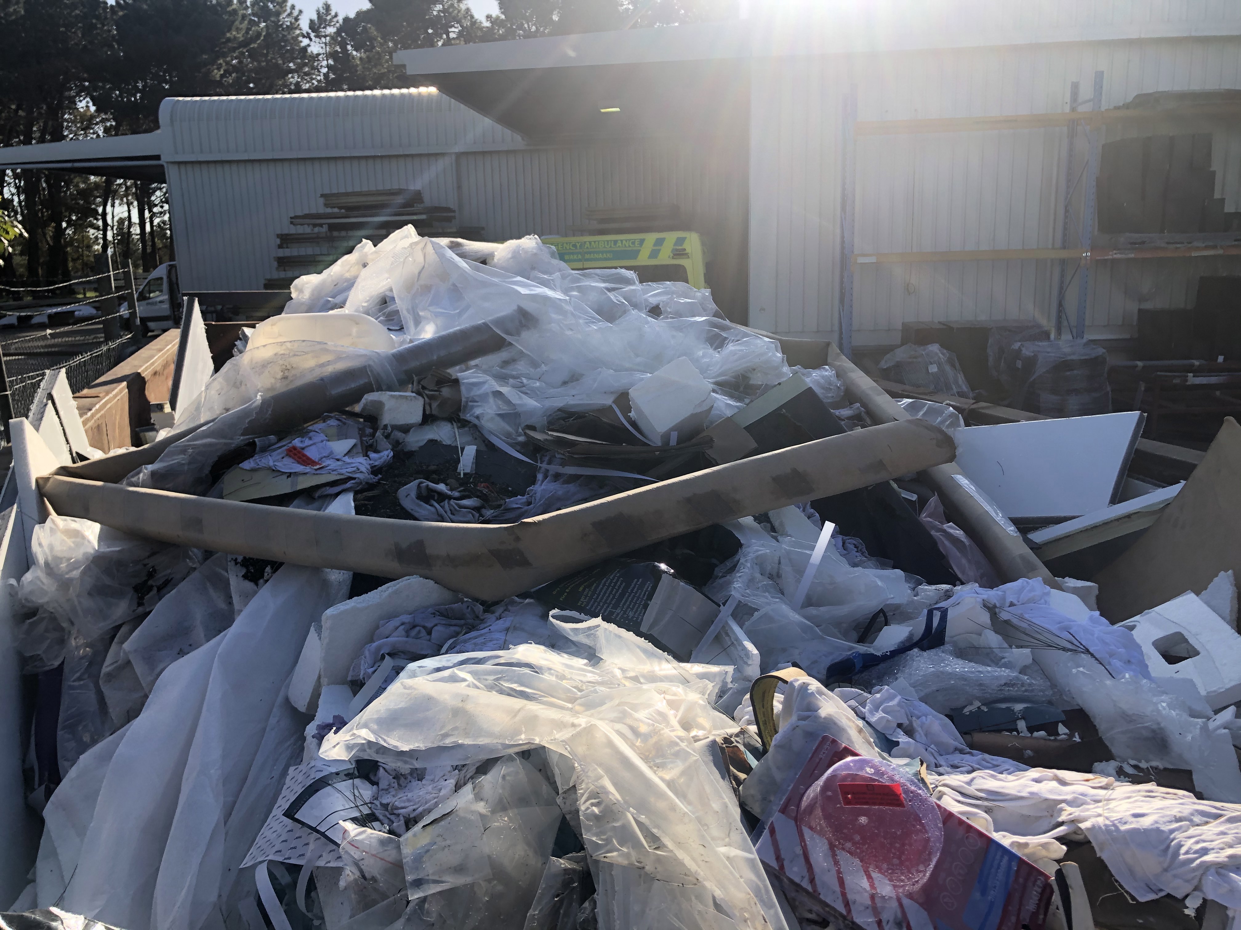 Cloth rags contaminated with solvents - SBN